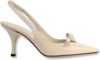 Roberto Festa Milano &Eacute;l&eacute;gante chaussure slingback pointue - Femme - Chaussures - Beige - Taille: 36 EU