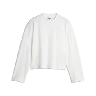 Puma T-shirt manches longues PUMA x JIL SANDER Femme, V&ecirc;tements, Blanc, XS