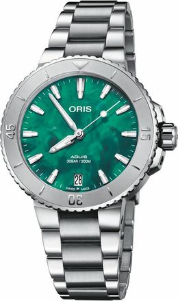 Oris Oris X Bracenet 36,5mm L&uuml;nette mit Minutenskala Damenuhr 01 733 7770 4137-07 8 18 05P