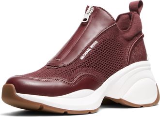 Michael Kors ZUMA Slip ON Trainer Oxblood Damen, EU 38.5