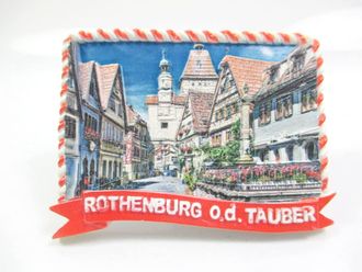 Generic Rothenburg ob der Tauber Premium Magnet Poly Souvenir Germany (25)