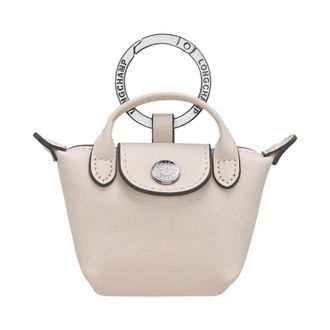 Longchamp Femme, Accessoires, Blanc, Taille: ONE Size Le Pliage Xtra - Porte-cl&eacute;s