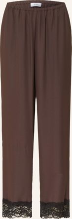Stylein Hose Monteroni Mit Spitze braun