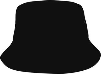 Generic Chapeau De Seau Image Noire Chapeaux De Visi&egrave;re &Agrave; Large Bord Pliable Bonnet De Soleil, pour Chasse, Plage, Le Camping, 56-58cm