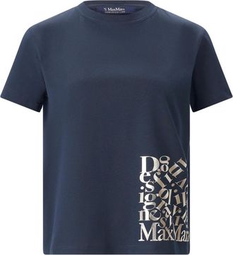 Max Mara Femme, Tops, Bleu, Taille: 40 FR T-Shirt