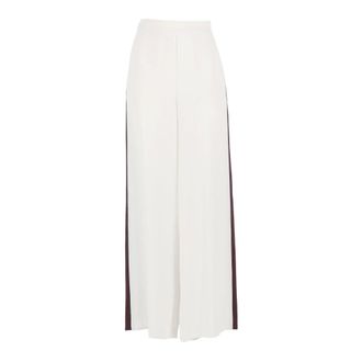 P.A.R.O.S.H. P.a.r.o.s.h., Femme, Pantalons, Blanc, Taille: 36 FR Pantalone Bicolore