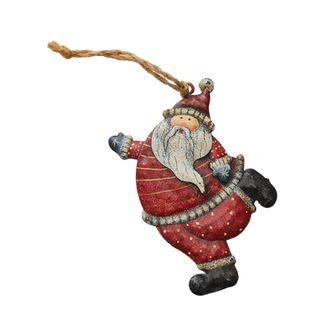 Cabilock 1stk Eiserner Weihnachtsmann Weihnachtsbaumschmuck Weihnachtsbaum-anh&auml;nger Weihnachtsschmuck Christbaumschmuck Aus Zinn Weihnachtsanh&auml;nger Weihnachtsv