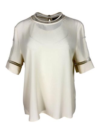 Fabiana Filippi T-Shirt - Cr&egrave;me