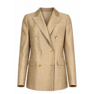 Tagliatore Femme, Vestes, Beige, Taille: 48 FR Blazer Double-Breasted