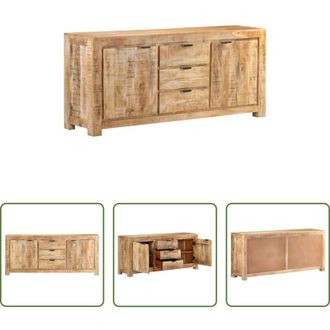 vidaXL Mangoholz - Sideboard 175x40x75 cm Raues Mangoholz