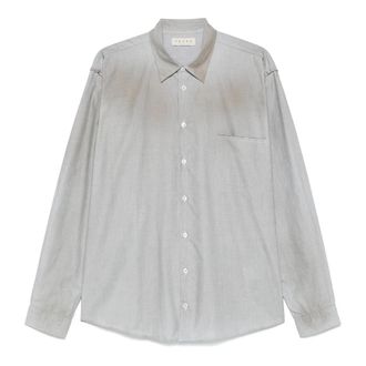 Paura Erzin Oversized Hemd - - Shirts - Herren - Gr&uuml;n - L