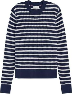 Tommy Hilfiger Pull torsad&eacute; en coton