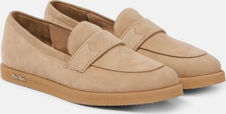 Max Mara Mocassins Softmoc en daim