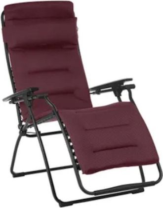 Lafuma Mobilier Lafuma Mobilier - Gepolsterte Zero-Gravity-Relaxliege-Garten - Futura - AirComfort - Rot Bordeaux