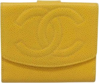 Chanel Pre-owned Vintage Wallet - - Pre-owned - Damen - Gelb - ONE SIZE
