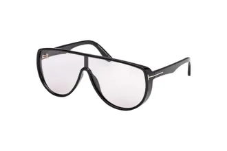 Tom Ford Eyewear FT1182 Oversized Shield Sunglasses - Black