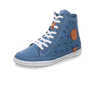 Gemini Damen Schn&uuml;rboot blau