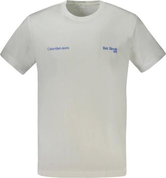 Calvin Klein Homme, Tops, Blanc, Taille: 2XL 1978 Tee
