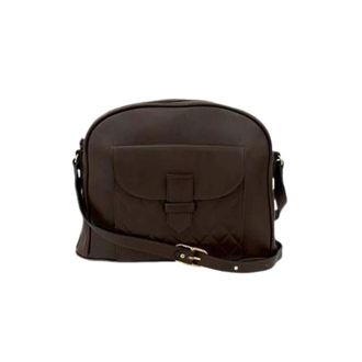 Saint Laurent Sac bandouli&egrave;re en cuir Pre-owned - Femme - Pre-owned - Brun - Taille: ONE Size