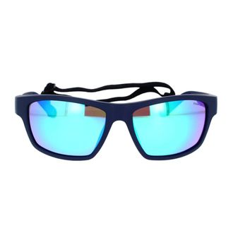Polaroid unisex, Accessoires, Bleu, Taille: 60 MM Lunettes de Soleil Sportives avec Bande &Eacute;lastique