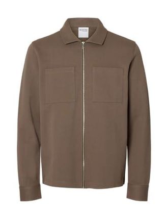 Selected Slhjackie Noos Sweat zipp&eacute;, Morel, S