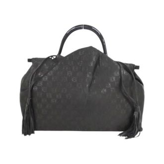 Loewe Sac &agrave; main en toile Pre-owned - Femme - Pre-owned - Noir - Taille: ONE Size