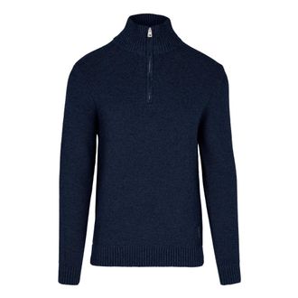 Bomboogie Homme, Pulls, Bleu, Taille: L Pull Col Roul&eacute;