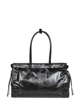 Prada Womens Handbag Bonnie Black Calf Leather Handbags Hand Bags