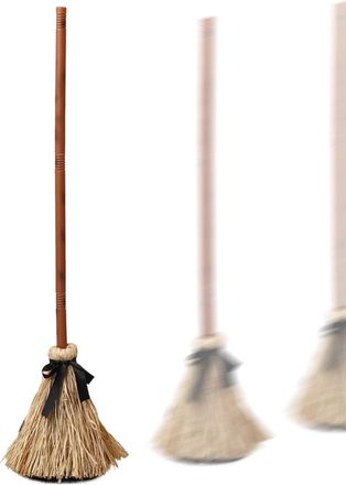 Generic Schwimmender Hexen-Brom - Besenstick, animiert, 43,5 Zoll mit gruseligen Ger&auml;uschen | Halloween Indoor Outdoor Porch Zubeh&ouml;r, Haunted House Holiday Pa