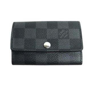 Louis Vuitton unisex, Pre-owned, Noir, Taille: ONE Size Porte-cl&eacute;s en tissu Pre-owned