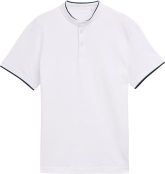 Tom Tailor T-Shirt in Melange-Optik, Bright Green Tonal Spacedye, XL