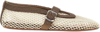 Alaia Satin cord and net ballet flats Woman 36