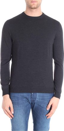 Zanone Rundhalspullover - Grau