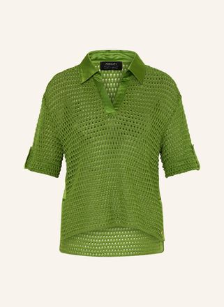Marc Cain Strickshirt Mit Glitzergarn gruen