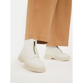 Benetton Schn&uuml;rstiefeletten United Colors Of Benetton 8H6DDD038 &Eacute;cru