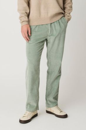 Knowledge Cotton Apparel Herren vegan Cordhose Fig Comfort In Lily Pad Gr&uuml;n