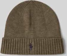 Polo Ralph Lauren Beanie aus Wolle mit Label-Stitching