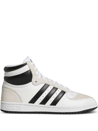 adidas baskets montantes Top Ten White/Black/Taupe - Blanc