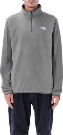 The North Face Homme, Sweatshirts et sweats &agrave; capuche, Gris, Taille: XL Glacier Fleece 1/2 Zip