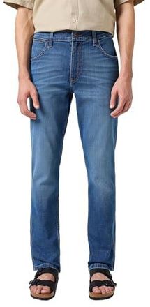 Wrangler Action Comfort Regular Fit Homme Jeans, in Deep, 40W / 34L