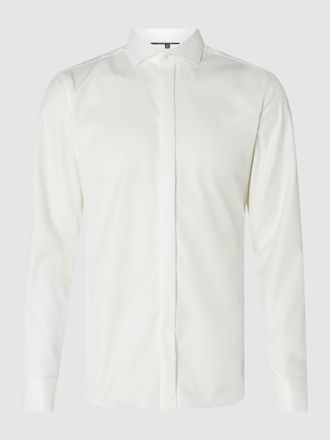Eterna Slim Fit Smokinghemd aus Twill