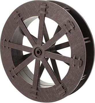 Cabilock Roues De Fontaine Feng Shui pour D&eacute;Coration De Jardin Et Aquariums Accessoire De Roue &Agrave; Eau pour Am&eacute;Nagement De Sc&egrave;Ne Et Prop Photo Couleur Marron