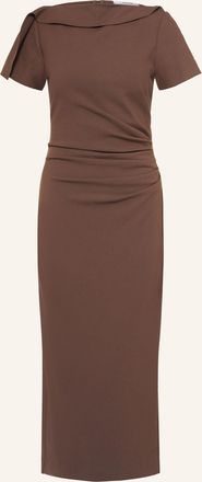 Reiss Reiss Etuikleid Hilary Aus Jersey Mit Volants braun