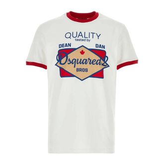 Dsquared2 Herren, Oberteile, Wei&szlig;, MGr&ouml;&szlig;e