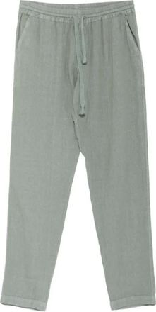 Fedeli Homme, Pantalons, Vert, Taille: L Pantalon en lin Bonifacio