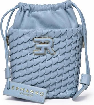 Ermanno Scervino Femme, Sacs, Bleu, Taille: ONE Size Bucket Teagan