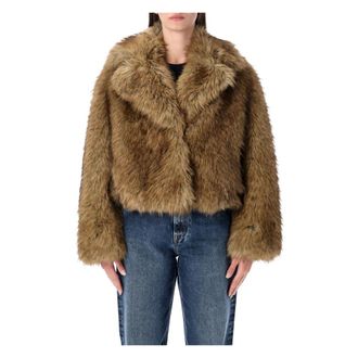 Stand Studio Stand Studio, Damen, Jacken, Beige, 2XSGröße