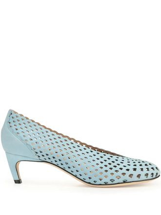 Sergio Rossi escarpins Sr Micro Mermaid - Bleu