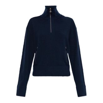 Victoria Beckham Cashmere-Pullover - - Knitwear - Damen - Blau - S