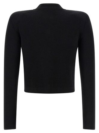 Balmain Testa di Leone Button Cardigan - Black